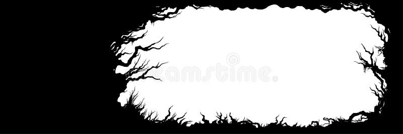 Forest frame stock vector. Illustration of wood, trees - 195586303