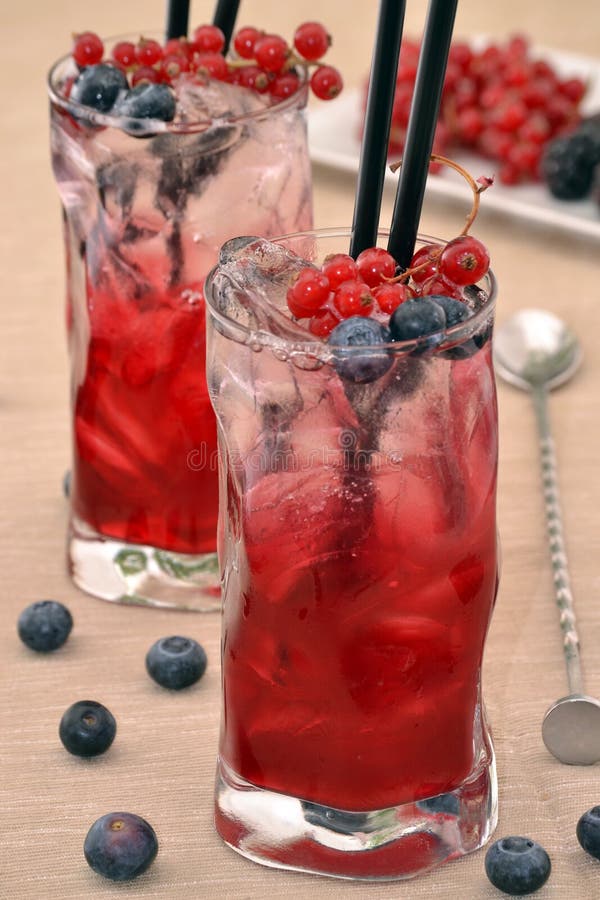 Forest fruit cocktail. stock image. Image of pineapple - 40706471