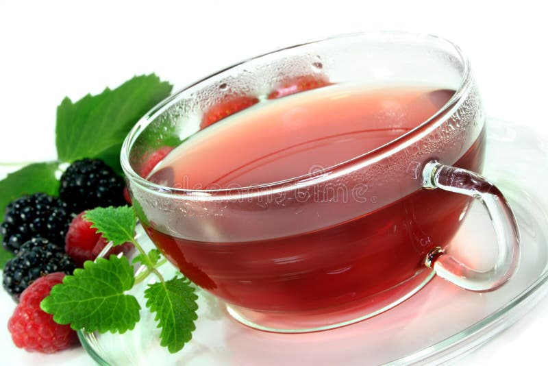 Forest Fruit Tea stock image. Image of aromatic, blackberries - 14545465