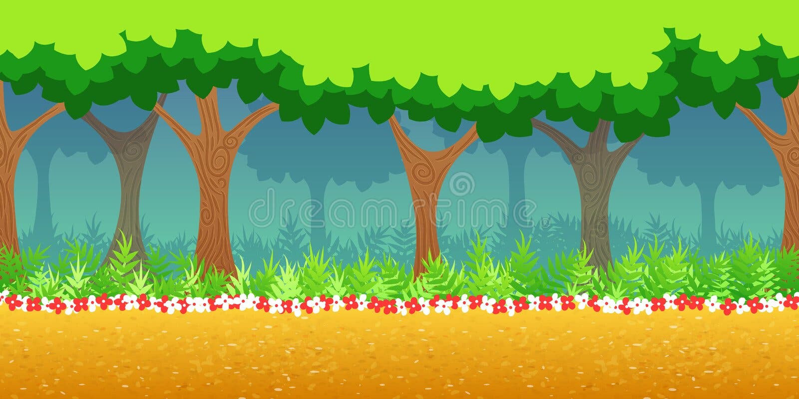 Fantasy Platforms Set, Soil Layers for Mobile or Computer Games User ...