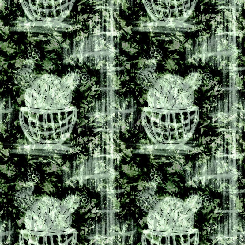 Forest Green Jungle Nature Texture. Seamless Foliage Leaf 2 Tone Design ...