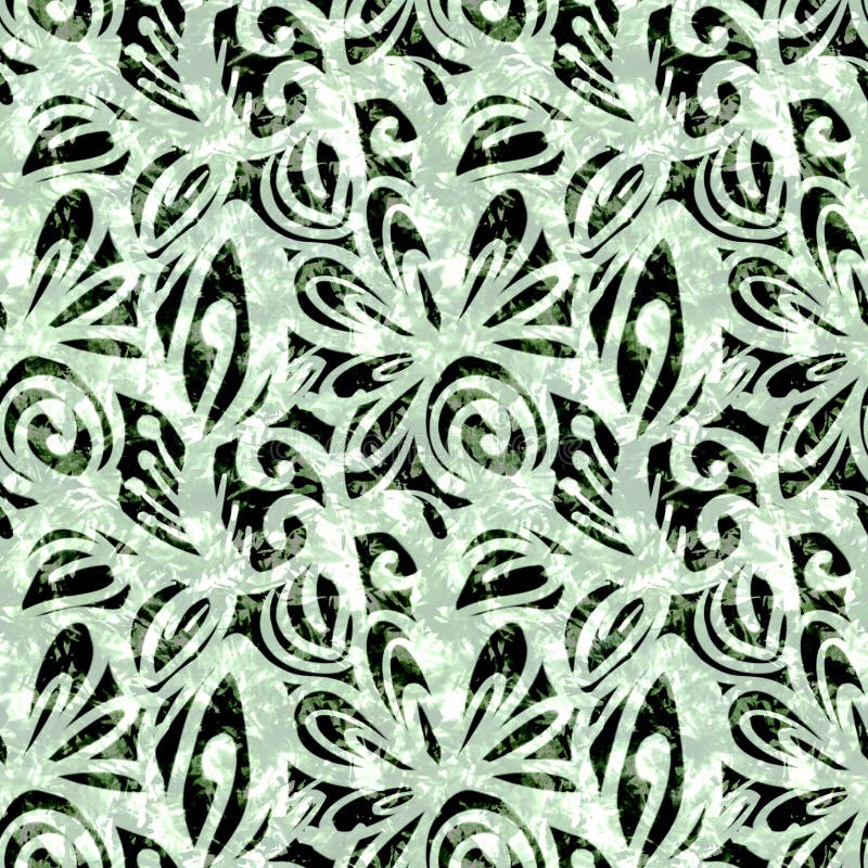 Forest Green Jungle Nature Texture. Seamless Foliage Leaf 2 Tone Design ...
