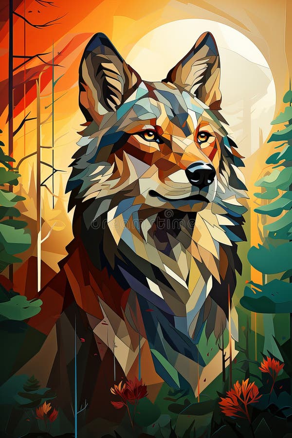 Forest Guardian Wolf Ai Generation Stock Photos - Free & Royalty-Free ...