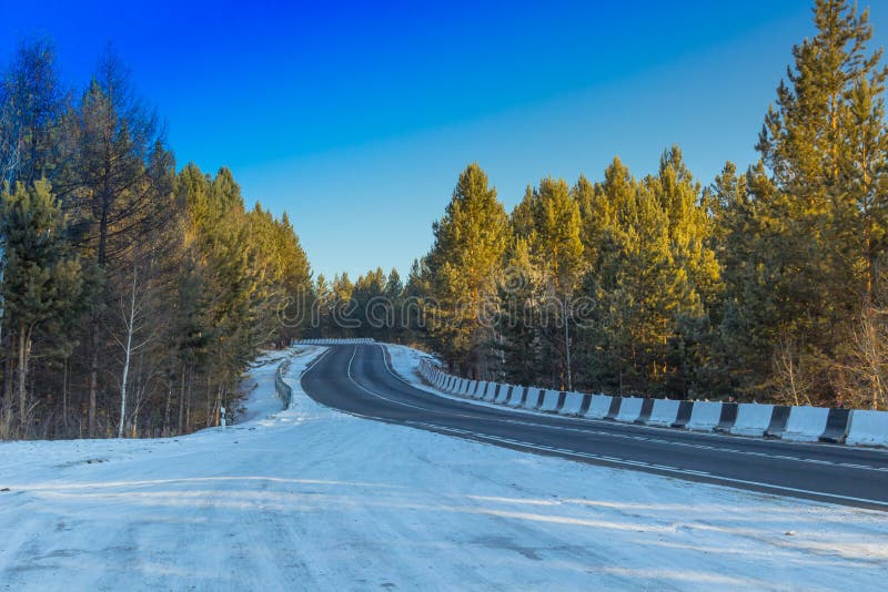 Forest Highway stock photo. Image of highway, outdoors - 38393106