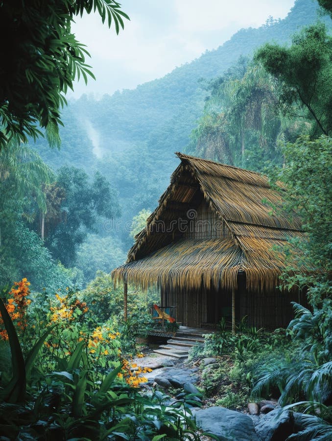 Forest Hut stock image. Image of adventure, rural, camping - 380577107