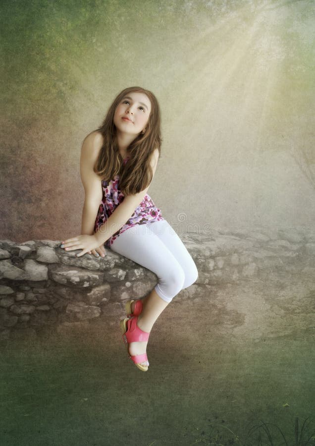 Forest idyll stock image. Image of light, music, idyllic - 55237531