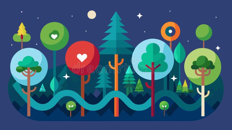 A Forest of Infinite Possibilities Where Each Tree Holds the Potential ...