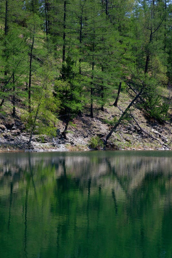 Forest Lake, Wild Landscape Stock Image - Image of rocks, hills: 29186441