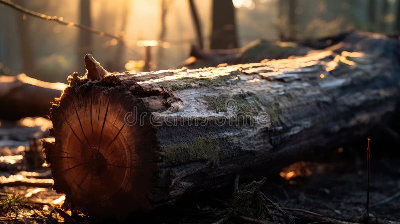 Forest log texture stock illustration. Illustration of nature - 370465918