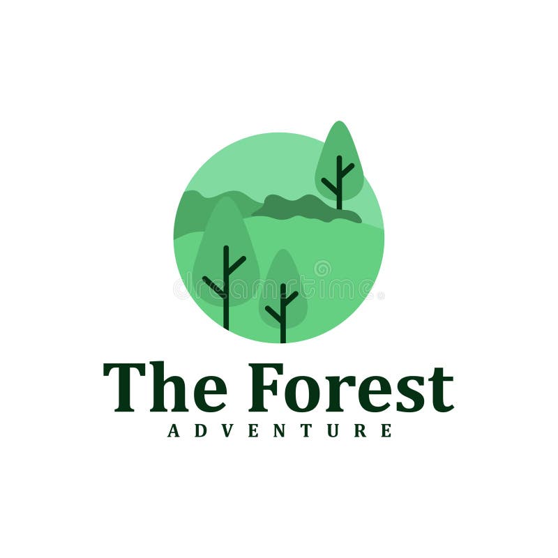 Forest Logo Design Template. Creative Pine Logo Vector Illustration ...