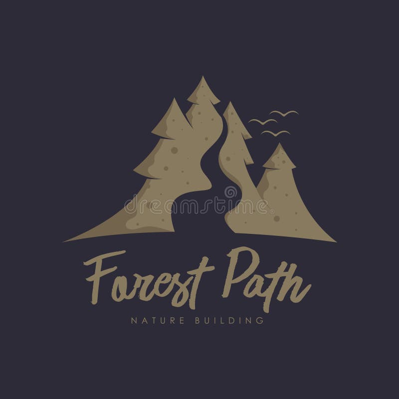 Forest Logo Design Template Vector Stock Vector - Illustration of logos ...