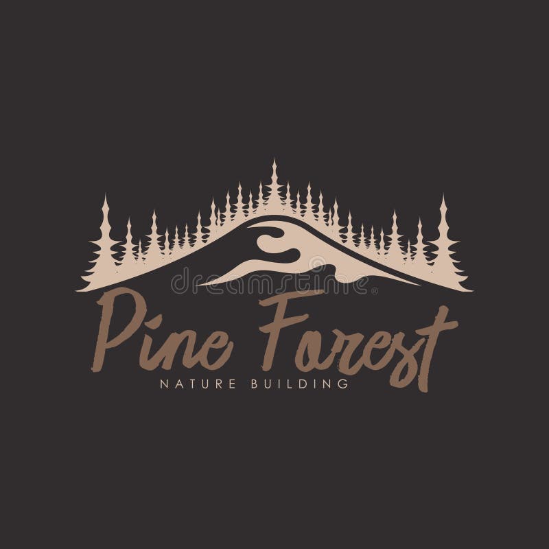 Forest Logo Vector. Forest Logo Template. Outdoor Logo. Stock ...