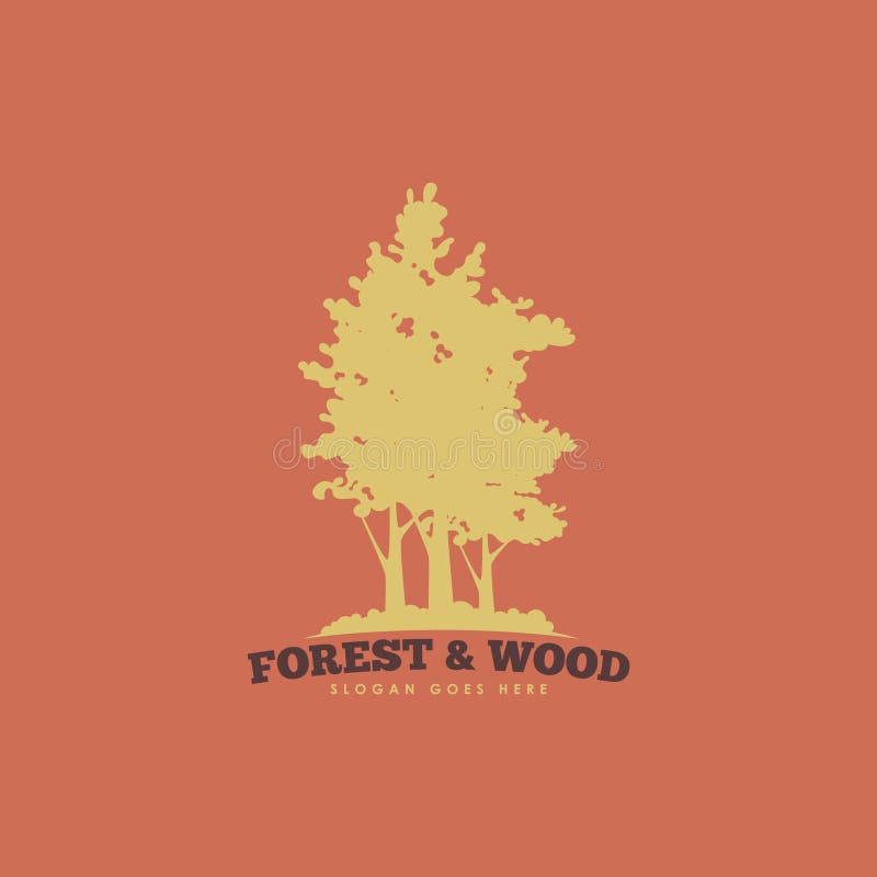 Forest Logo Vector. Forest Logo Template. Outdoor Logo. Stock ...