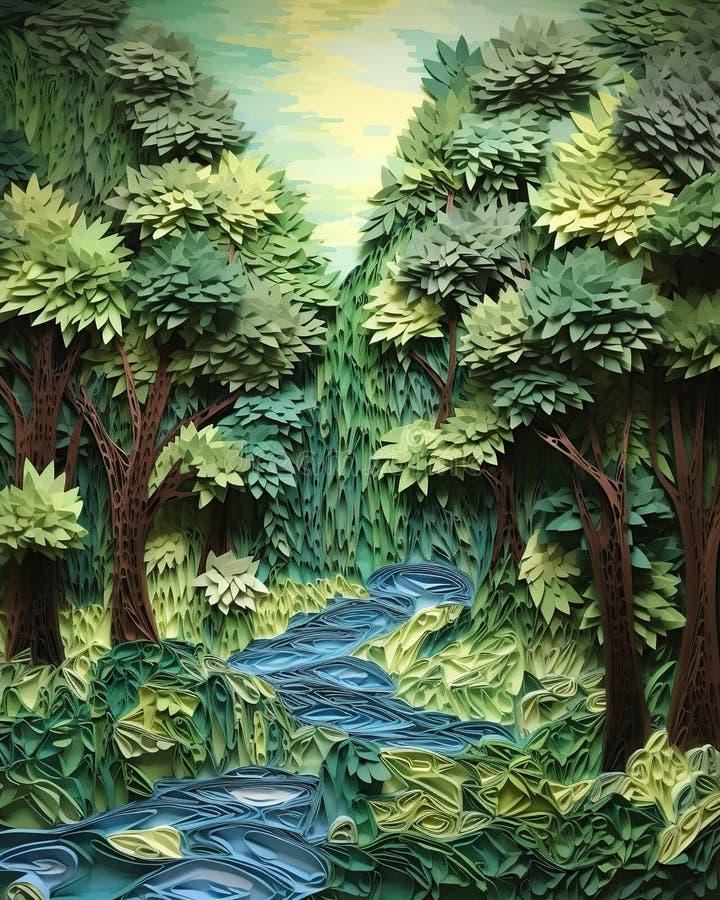 Tree Made Paper Cut Out Stock Illustrations – 144 Tree Made Paper Cut ...