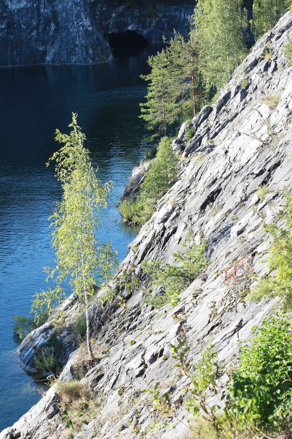 Forest Marble Cliff Over Water Stock Photos - Free & Royalty-Free Stock ...