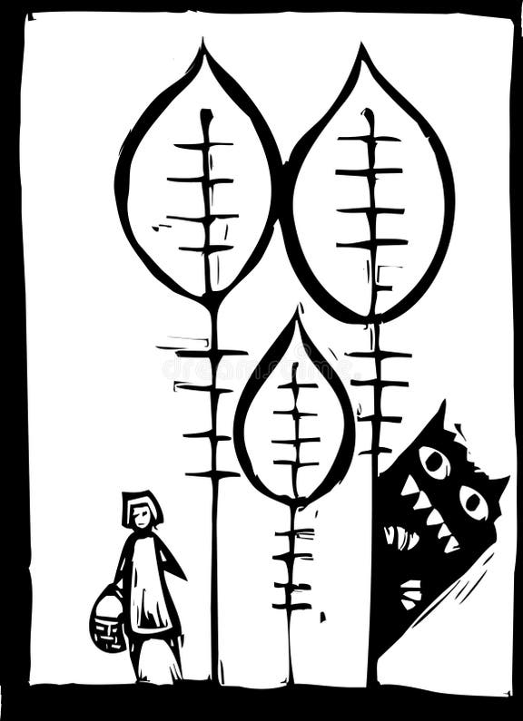 Forest Monster stock vector. Illustration of monster - 16711636