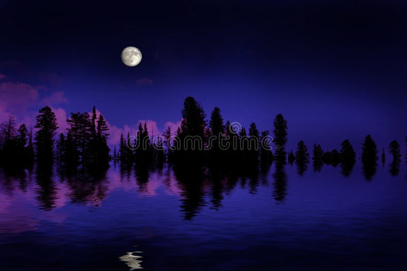 Moonrise stock photo. Image of moonriselandescapela - 150516520