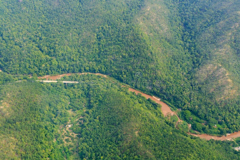 Forest in the Northern Provinces of Thailand Stock Image - Image of ...