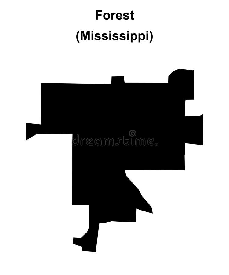 Forest outline map stock vector. Illustration of london - 387461858