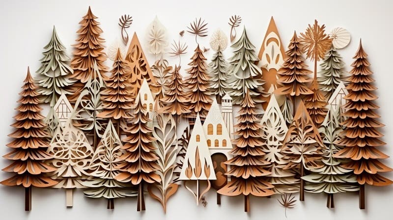 Kirigami Technique Stock Illustrations – 8 Kirigami Technique Stock ...