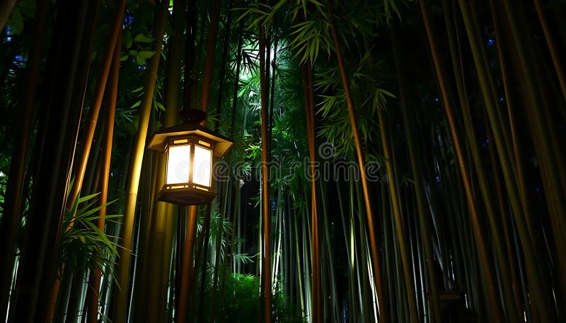 Forest Path with Lantern Light, Nature, Woods, Path, Light, Trees ...
