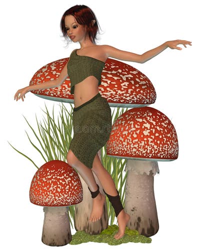 Forest Pixie stock illustration. Illustration of elfin - 24767684