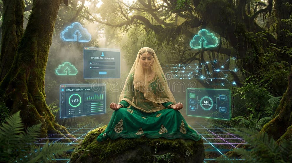 Forest Queen Meditation Stock Illustrations – 8 Forest Queen Meditation ...