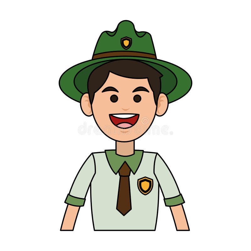 Forest ranger icon stock vector. Illustration of park - 84883712