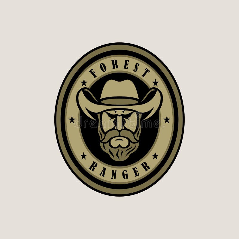 Forest ranger logo design stock vector. Illustration of journey - 244448601