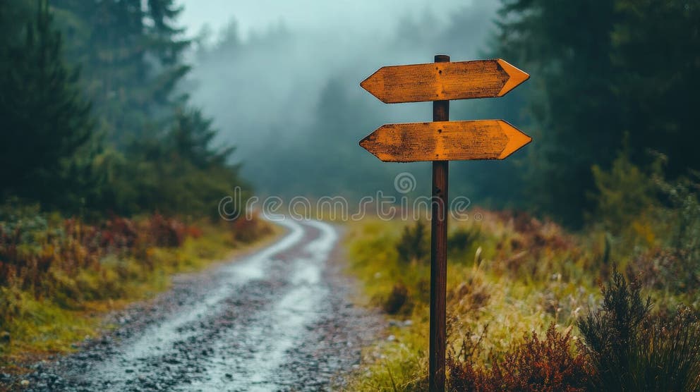 Forest Road Sign stock illustration. Illustration of forest - 381992471