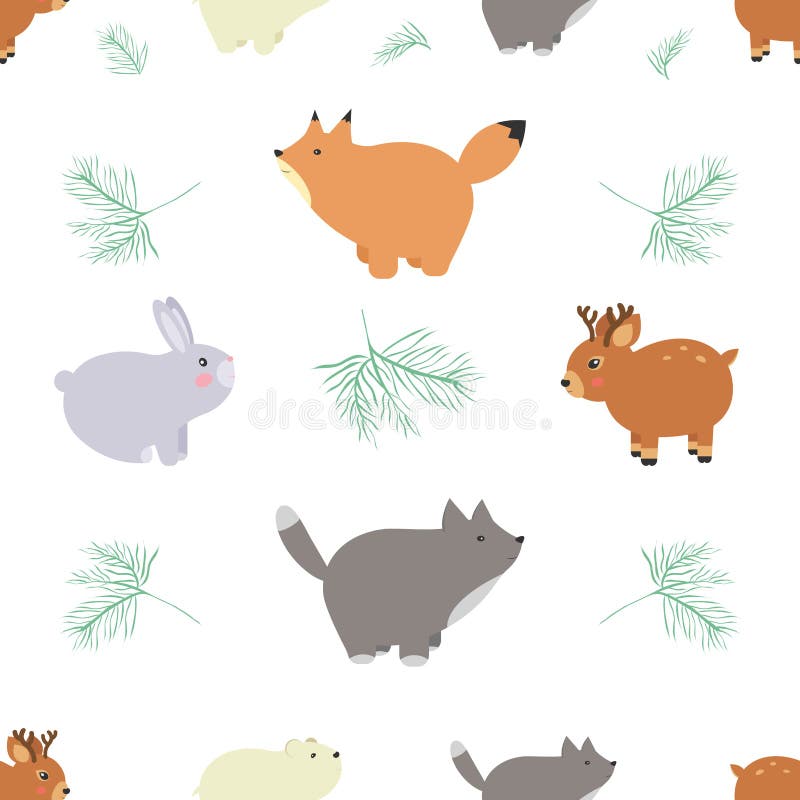 Rabbit, fox and wolf stock illustration. Illustration of angry - 85604616