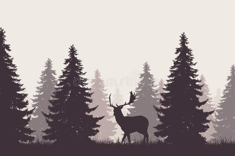 Fallow Deer Vector Stock Illustrations – 429 Fallow Deer Vector Stock ...