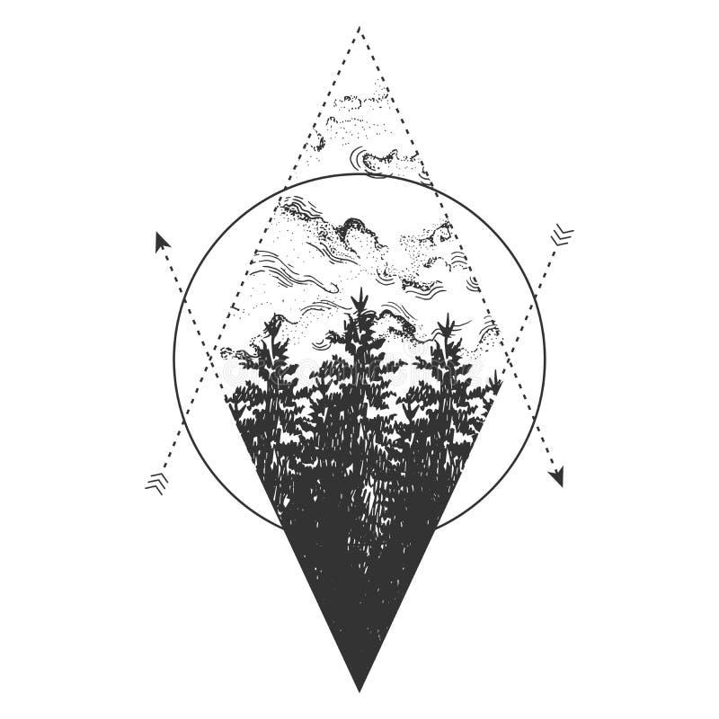 Geometric Forest Stock Illustrations – 66,431 Geometric Forest Stock ...