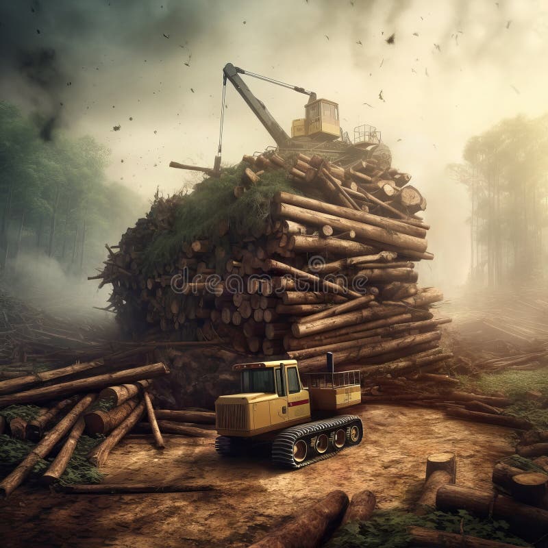 Excessive Deforestation Stock Illustrations – 23 Excessive ...