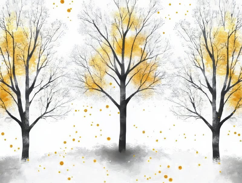 A Forest of Soft Pastel Leaves Set Against a White Backdrop Stock Photo ...