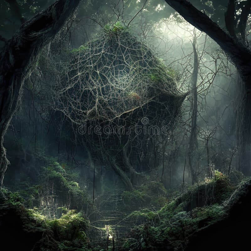 A Haunting Symphony - AI Generative by Halloween Ai Stock Illustration ...