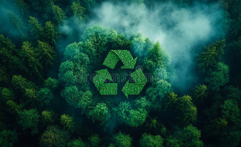 Forest: a Symbol of Sustainability Stock Image - Image of harmony ...