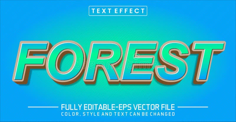 Forest Text Style Stock Illustrations – 14,146 Forest Text Style Stock ...