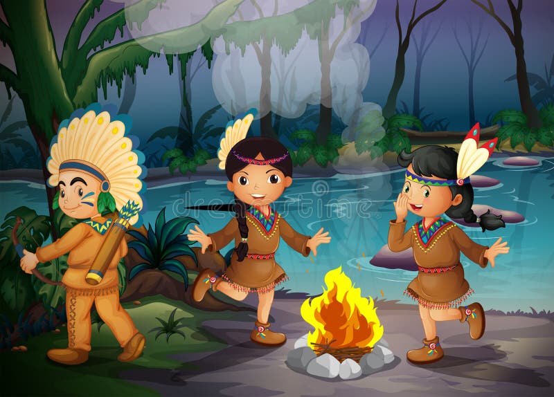 Indian Set stock vector. Illustration of characters, ethnicity - 7961444