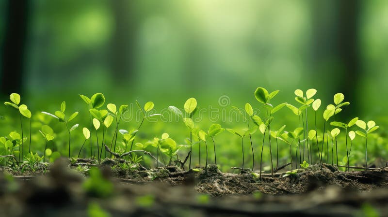 Forest Tree Green Background Stock Image - Image of sustainable, forest ...