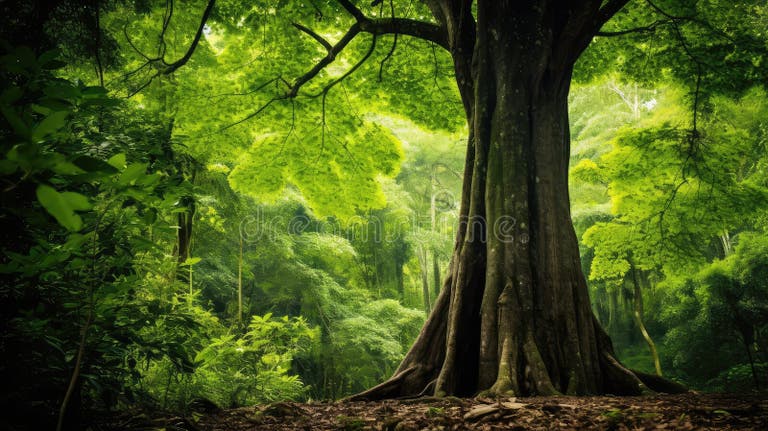 Forest tree seed stock image. Image of conditions, photosynthesis ...