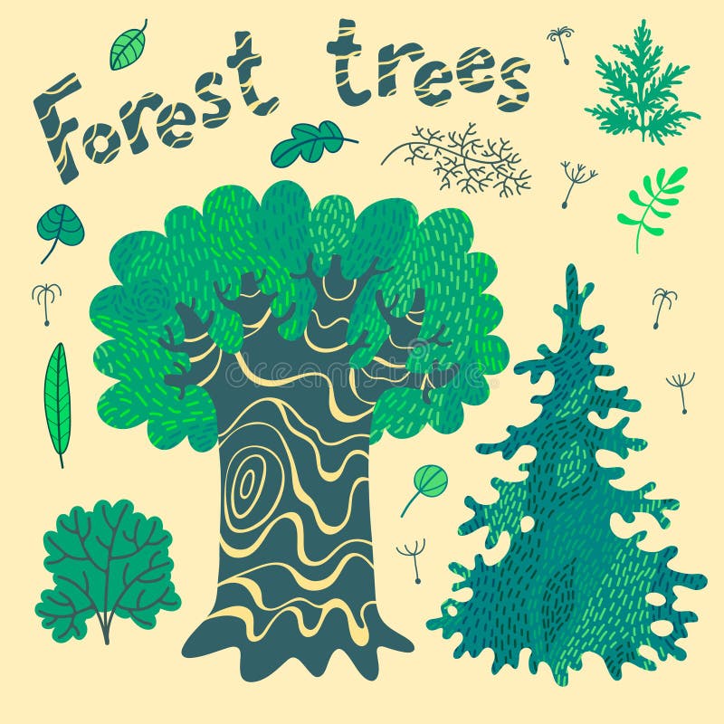 Forest Tribal Animals Vector Set Stock Vector - Illustration of hare ...