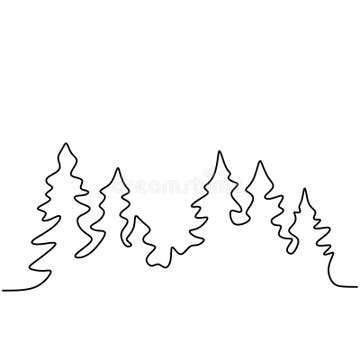 Continuous Single Forest Stock Illustrations – 1,544 Continuous Single ...