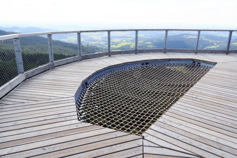 Forest Treetop Path (Waldwipfelweg) Observation Deck with Net at Sankt ...