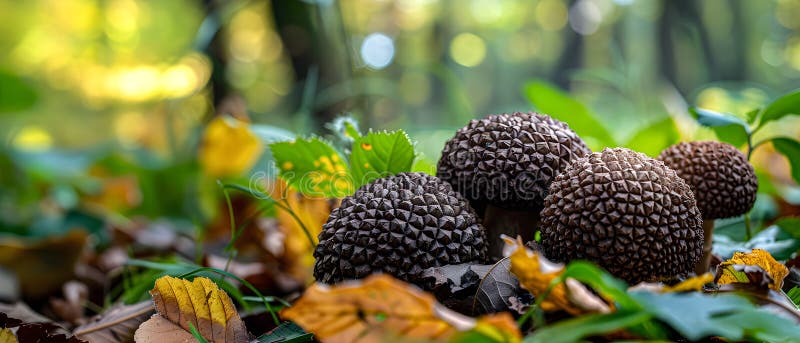 Forest Truffle. a Natural Food Mushroom Stock Image - Image of floor ...