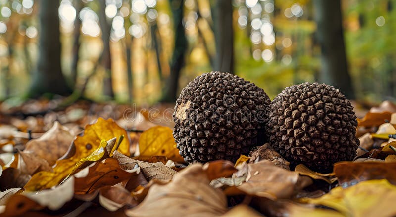 Forest Truffle. a Natural Food Mushroom Stock Image - Image of deli ...