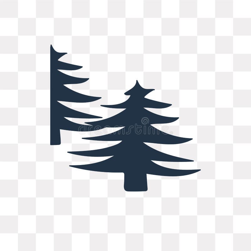 Forest Icon Vector Sign and Symbol Isolated on White Background, Forest ...