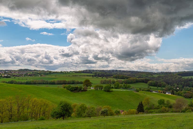 Forest weather clouds stock photo. Image of nature, sandstone - 260180908