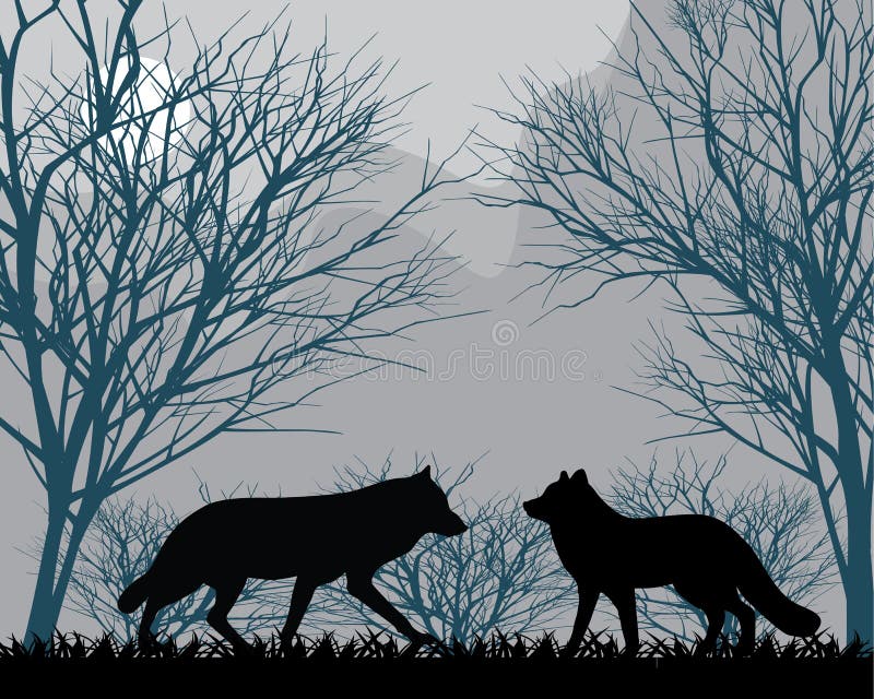 Wolves Stock Illustrations – 14,803 Wolves Stock Illustrations, Vectors ...