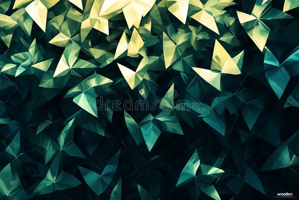 Forest of Wooden Triangles Creates Striking Visual Harmony in Nature ...